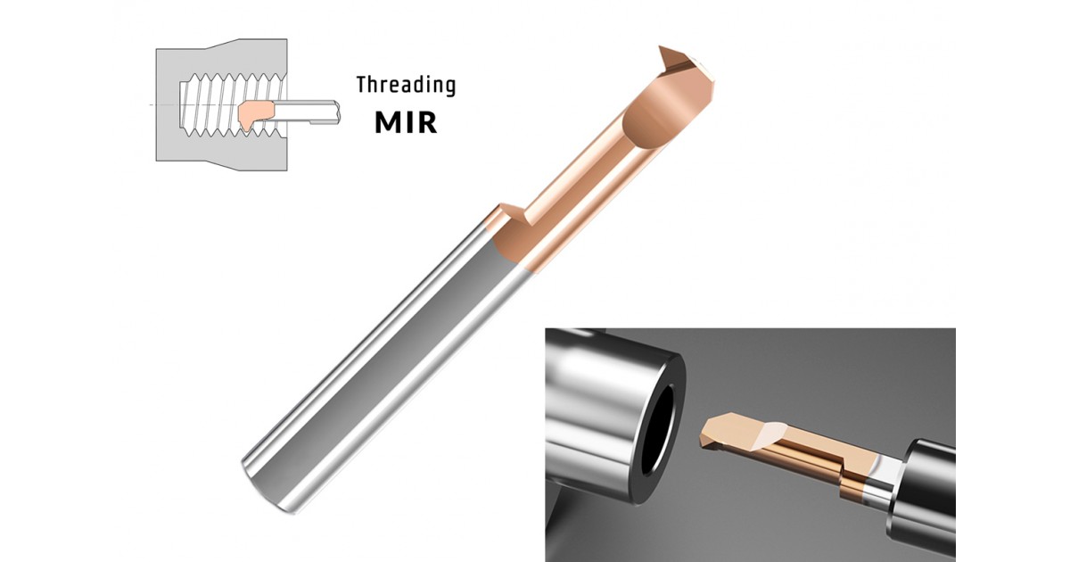 Микрорезец твердосплавный MIR-6-A60-L22 HRC58 с покрытием TiSiN для ...